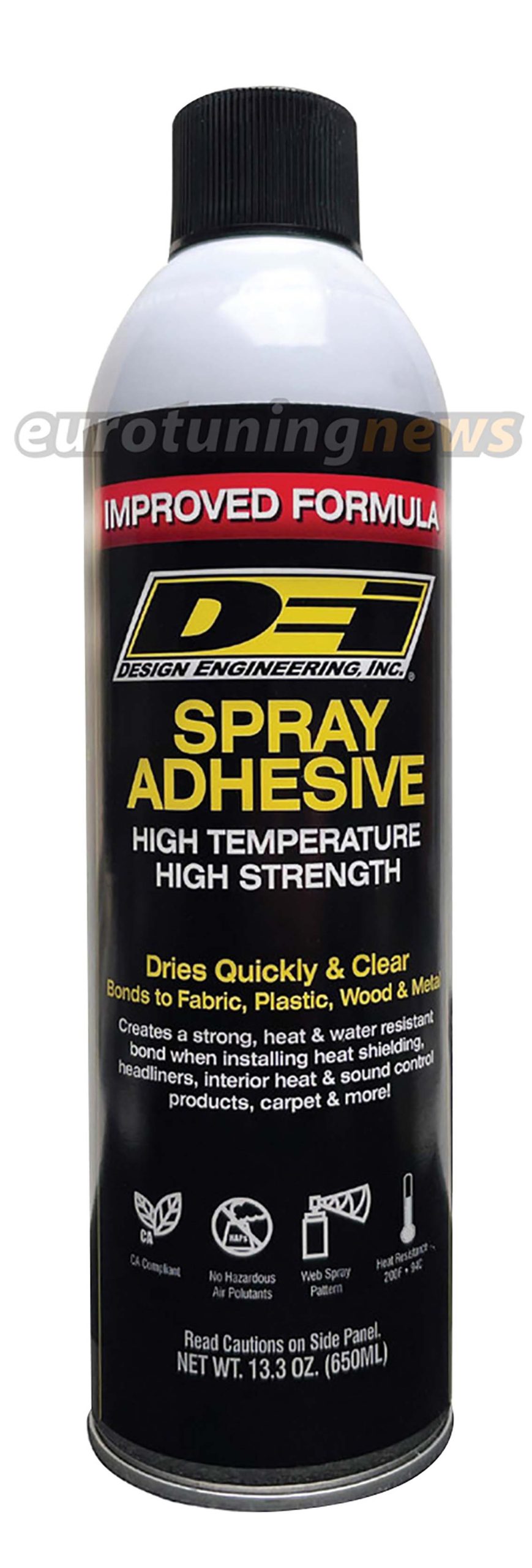 DEI Improved FormulaHi-Temp Spray Adhesive – Eurotuningnews.com