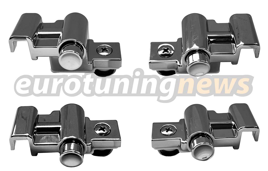 Mini Spares Metal Sliding Window Catch Setfor Classic Minis MK1 & MK2 ...
